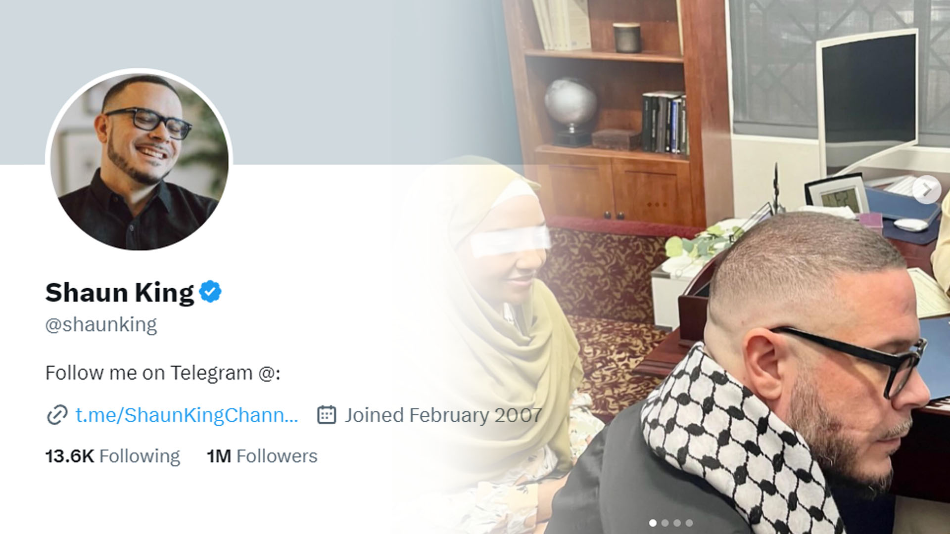 Shaun King, influencer, schrijver en activist, bekeert zich samen met zijn vrouw tijdens Ramadan ...